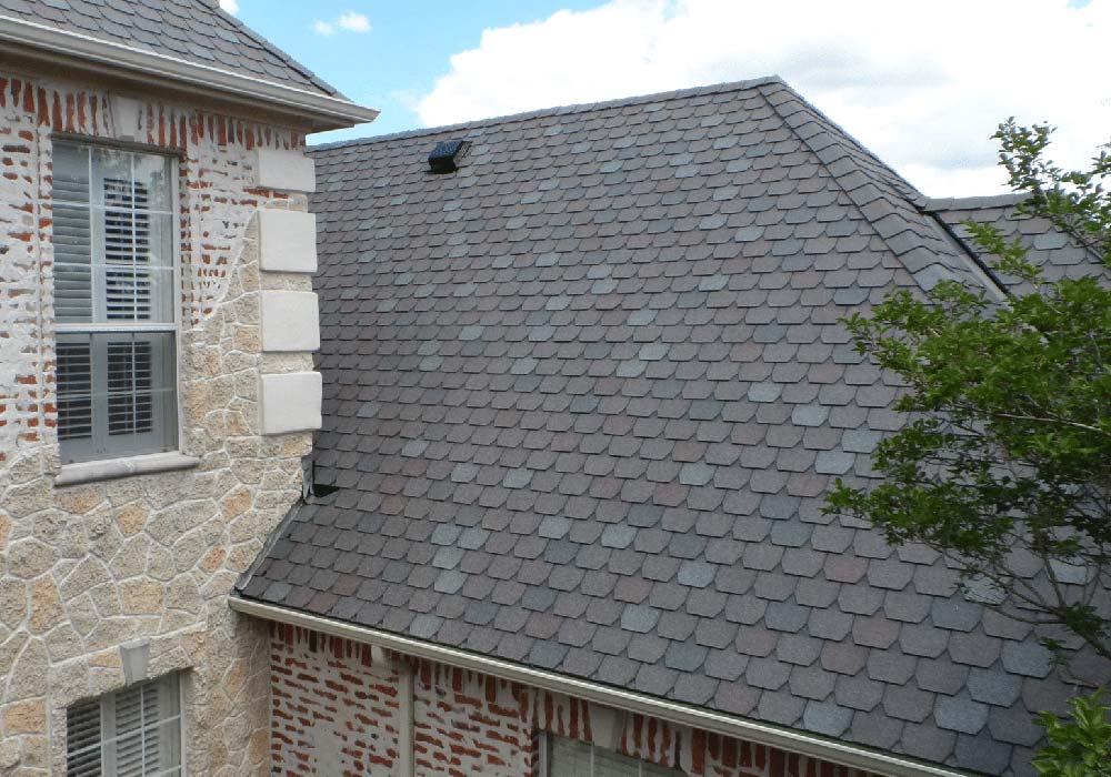 F-Wave | Synthetic Shingle Roofing Installation